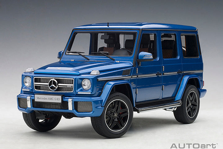 76324 MERCEDES-AMG G63 2017 (DESIGNO MAURITIUS BLUE) – AUTOart Models ...
